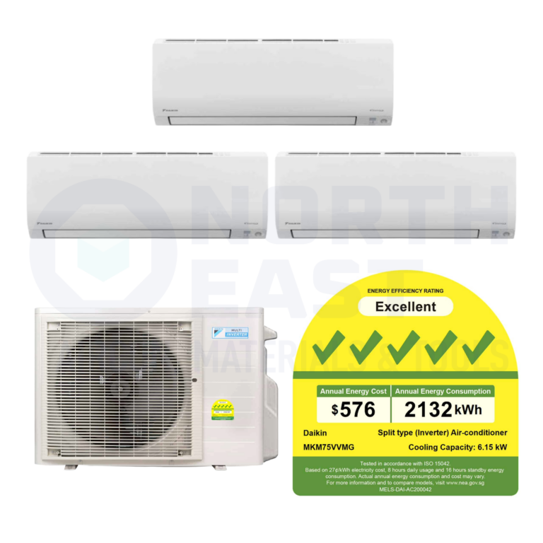 Daikin System 3 Aircon | North East Airconditioner & Material